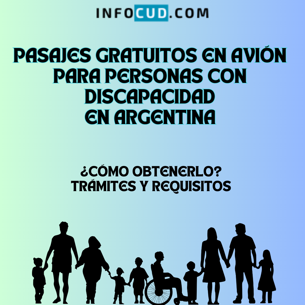 Pasajes gratuitos en avión para discapacitados en Argentina